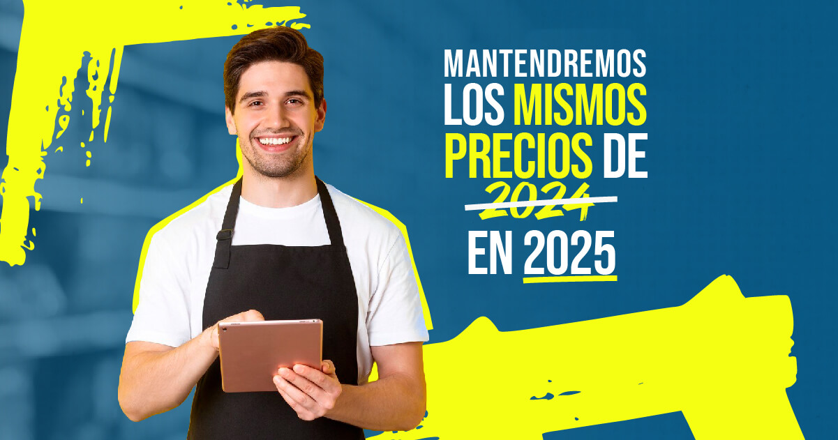 En POS Colombia mantenemos los precios de 2024 en 2025